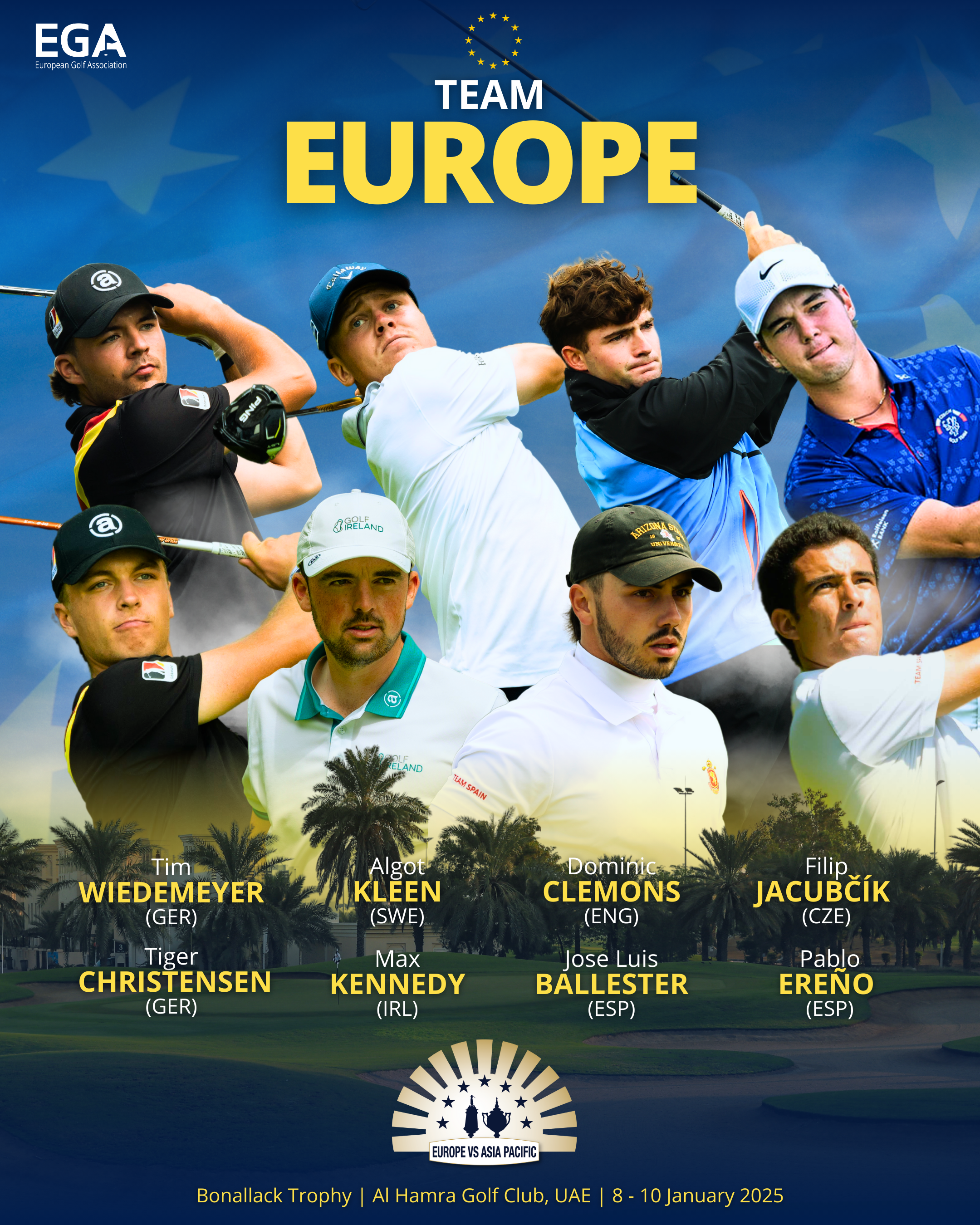 Europe Set to Field Strong Teams at the Bonallack & Patsy Hankins ...